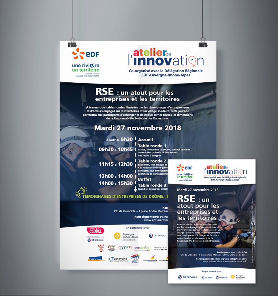 Création Affiches A3 et Flyers A5 - Reflex2com